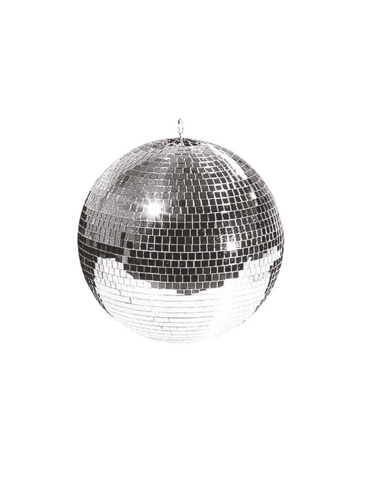 Discokule STOR 50 cm Sølv